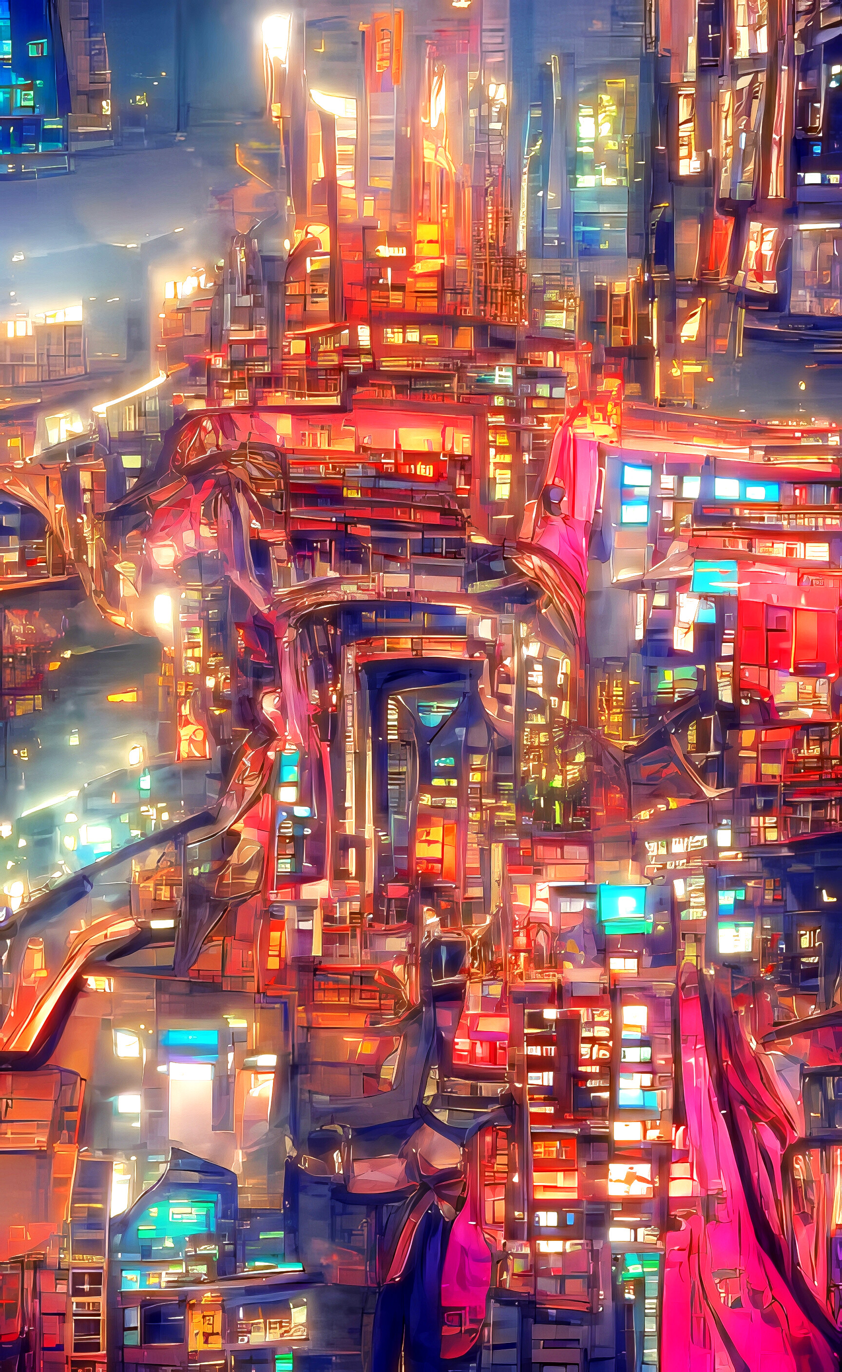 ArtStation - CyberPunk Mega city 340 texture pack | Artworks