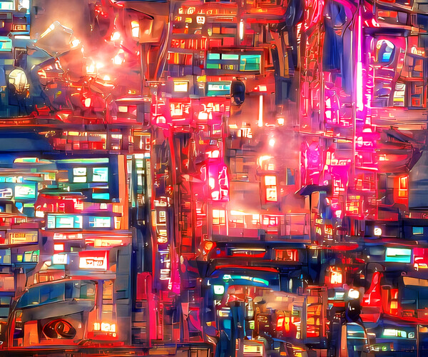 ArtStation - CyberPunk Mega city 340 texture pack | Artworks