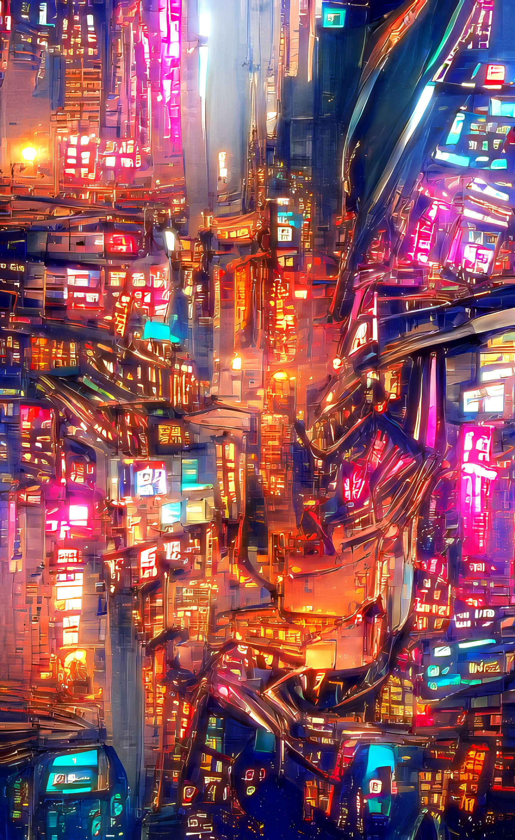ArtStation - CyberPunk Mega city 340 texture pack | Artworks