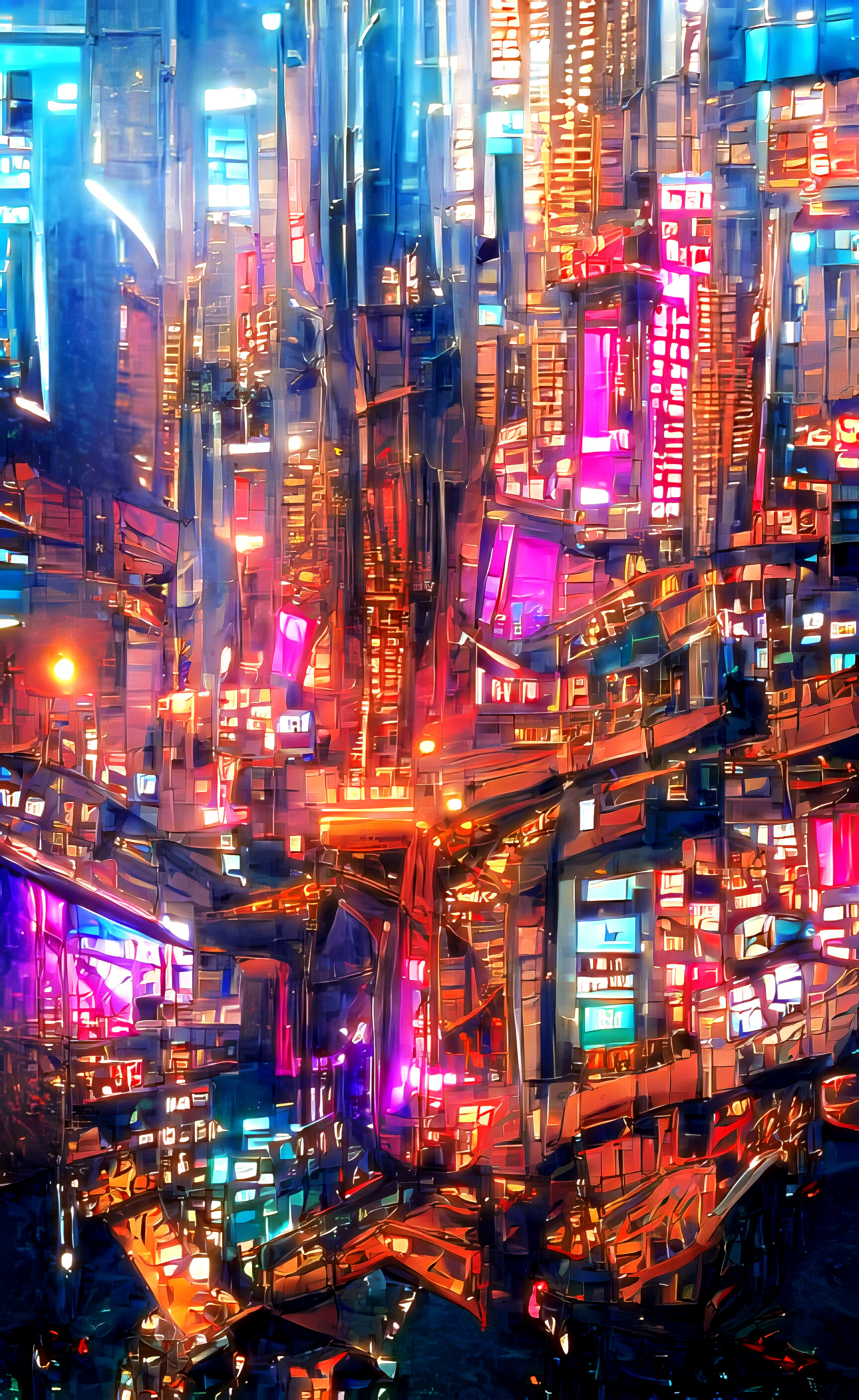 ArtStation - CyberPunk Mega city 340 texture pack | Artworks