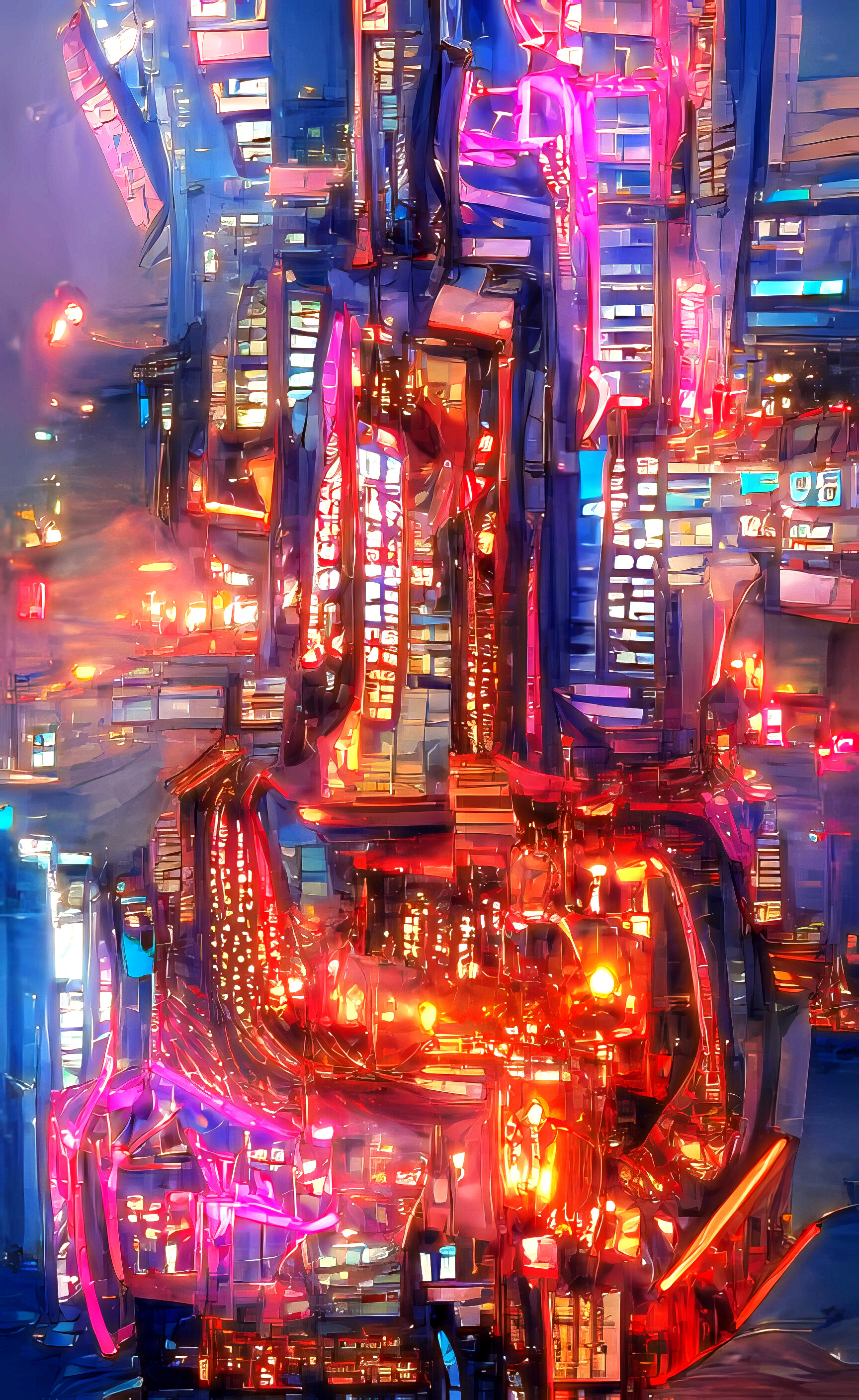 ArtStation - CyberPunk Mega city 340 texture pack | Artworks