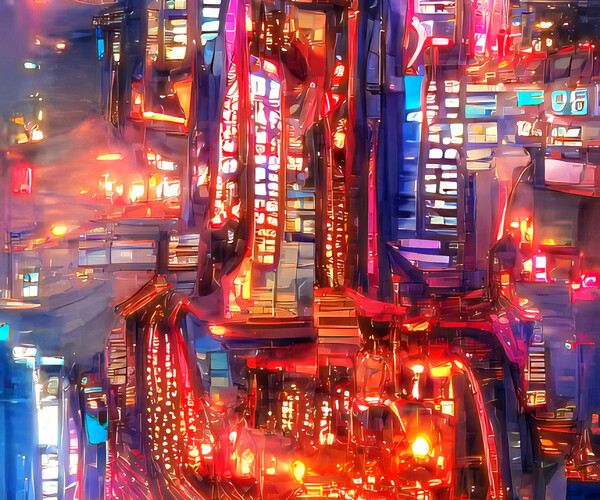 ArtStation - CyberPunk Mega city 340 texture pack | Artworks