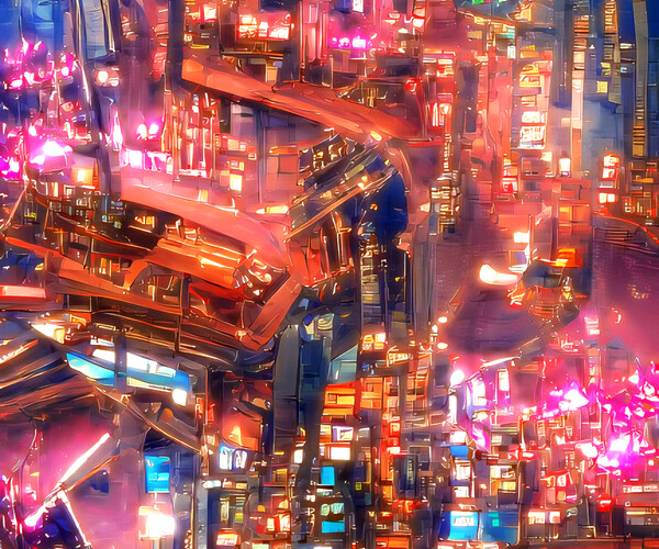 ArtStation - CyberPunk Mega city 340 texture pack | Artworks