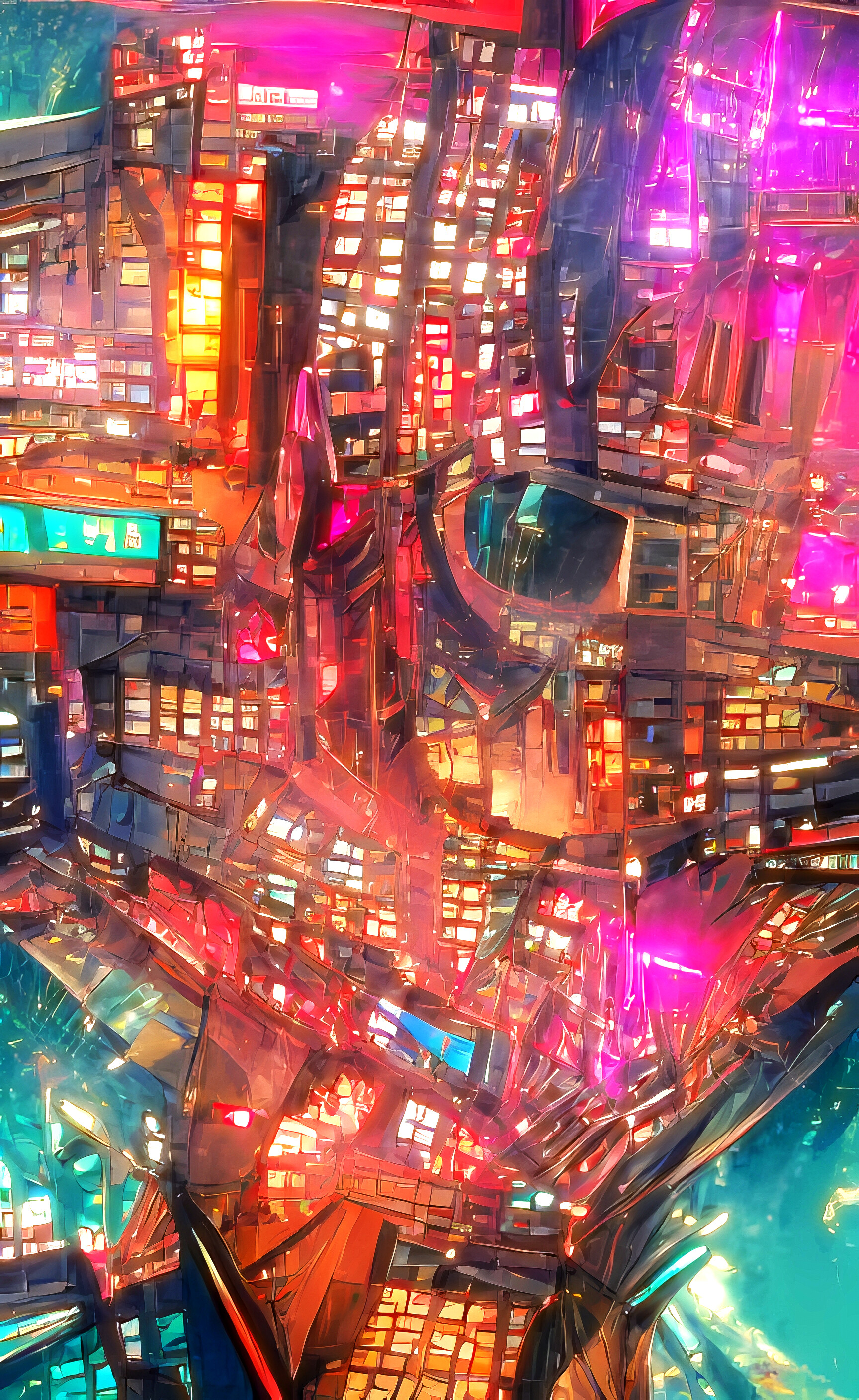 ArtStation - CyberPunk Mega city 340 texture pack | Artworks