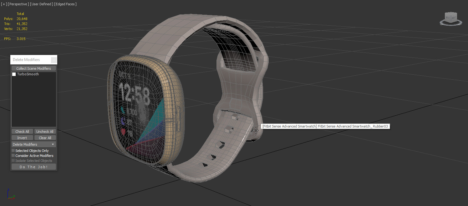 ArtStation - Fitbit Sense Advanced Smartwatch 3D model | Resources