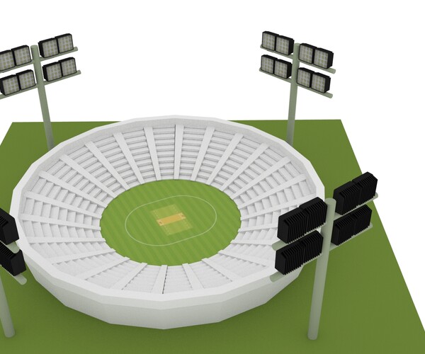ArtStation - cricket stadium | Resources