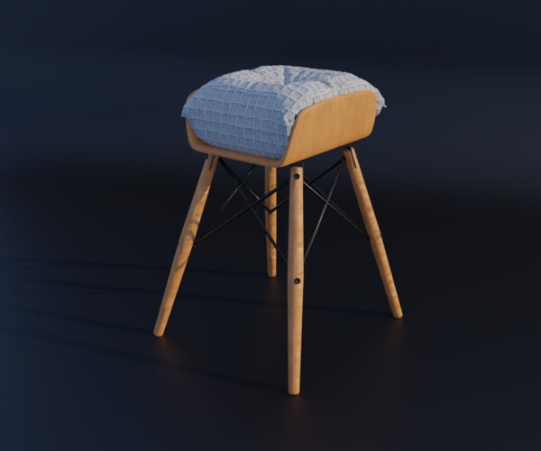 ArtStation - Stool Eames Eiffel | Resources