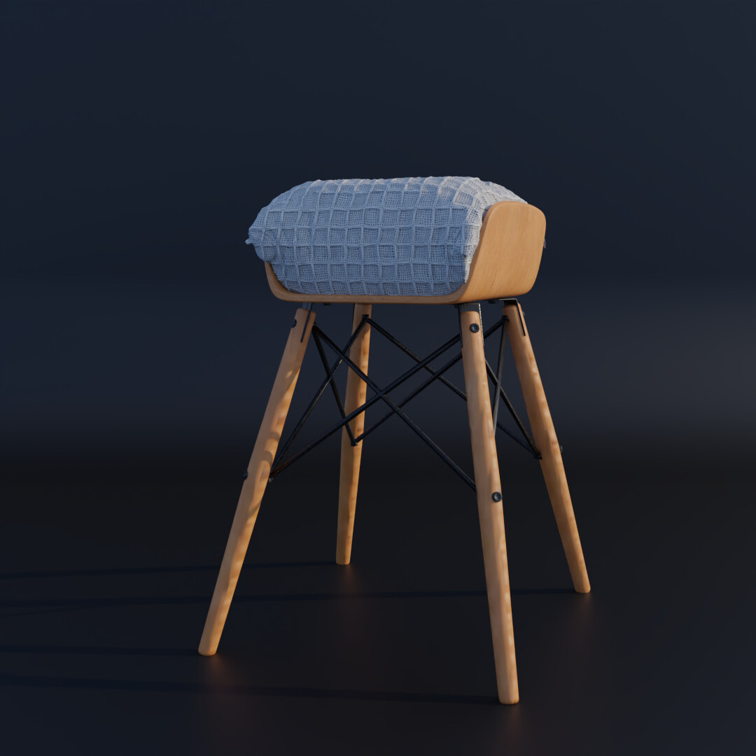 ArtStation - Stool Eames Eiffel | Resources