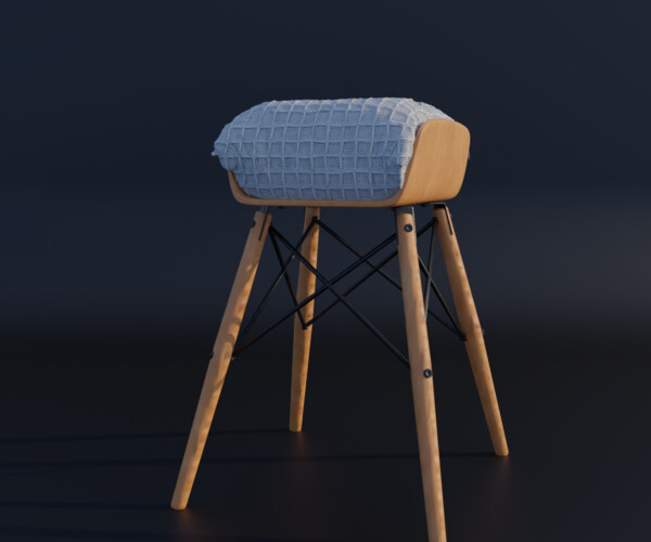 ArtStation - Stool Eames Eiffel | Resources