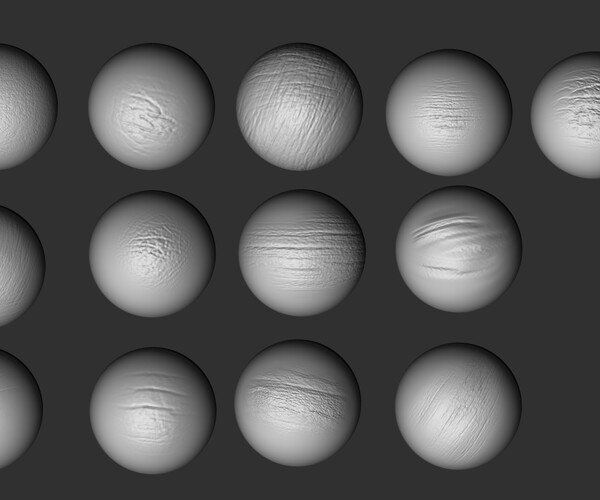 ArtStation - Hand Texture Details Brushs - Zbrush | Brushes