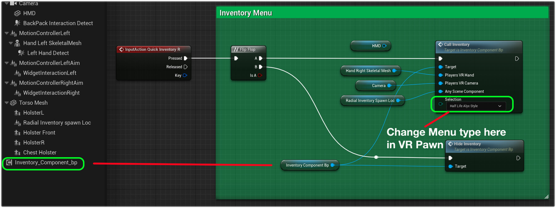 ArtStation - VR Inventory Systems (Unreal Engine 5) | Game Assets