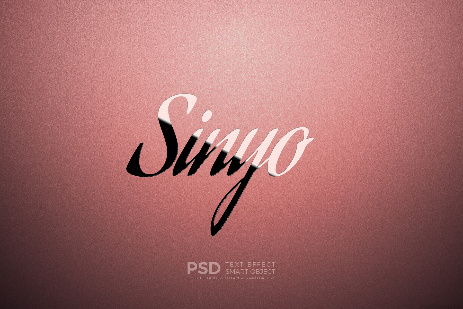ArtStation - Singo PSD fully editable text effect. Layer style PSD ...