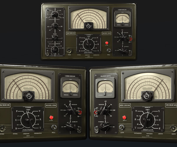 ArtStation - Control panel - panel pack 3 | Resources