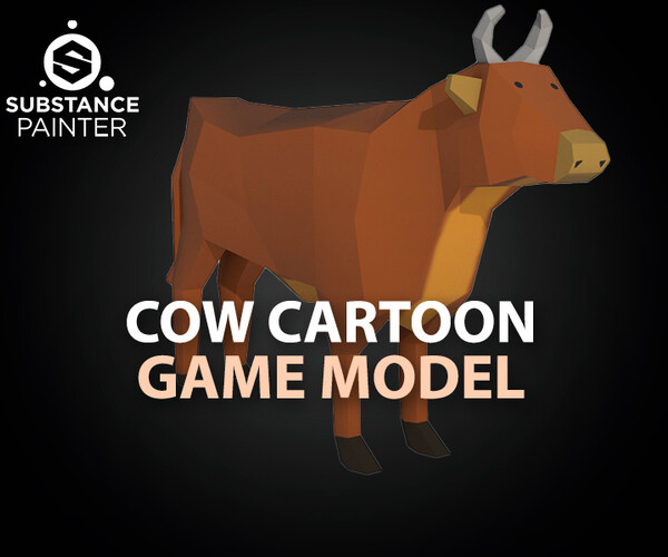 ArtStation - Cow Cartoon | Game Assets
