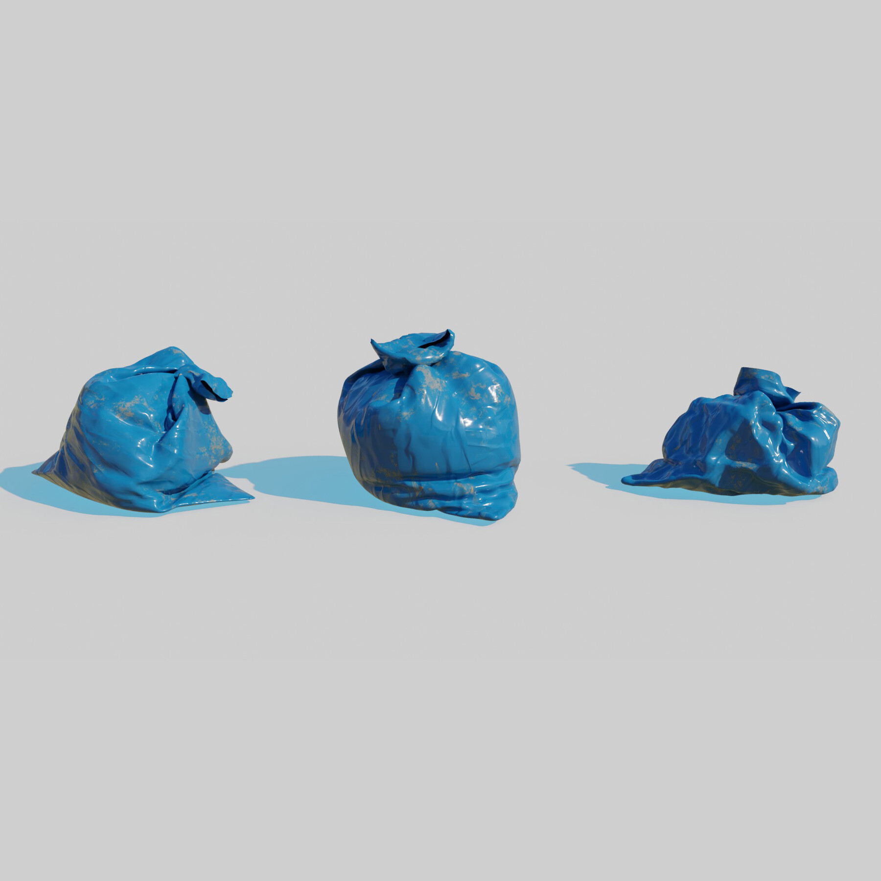 ArtStation - Blue Trash Bag Pack | Resources