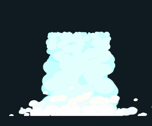 ArtStation - Cartoon Waterfall | Game Assets