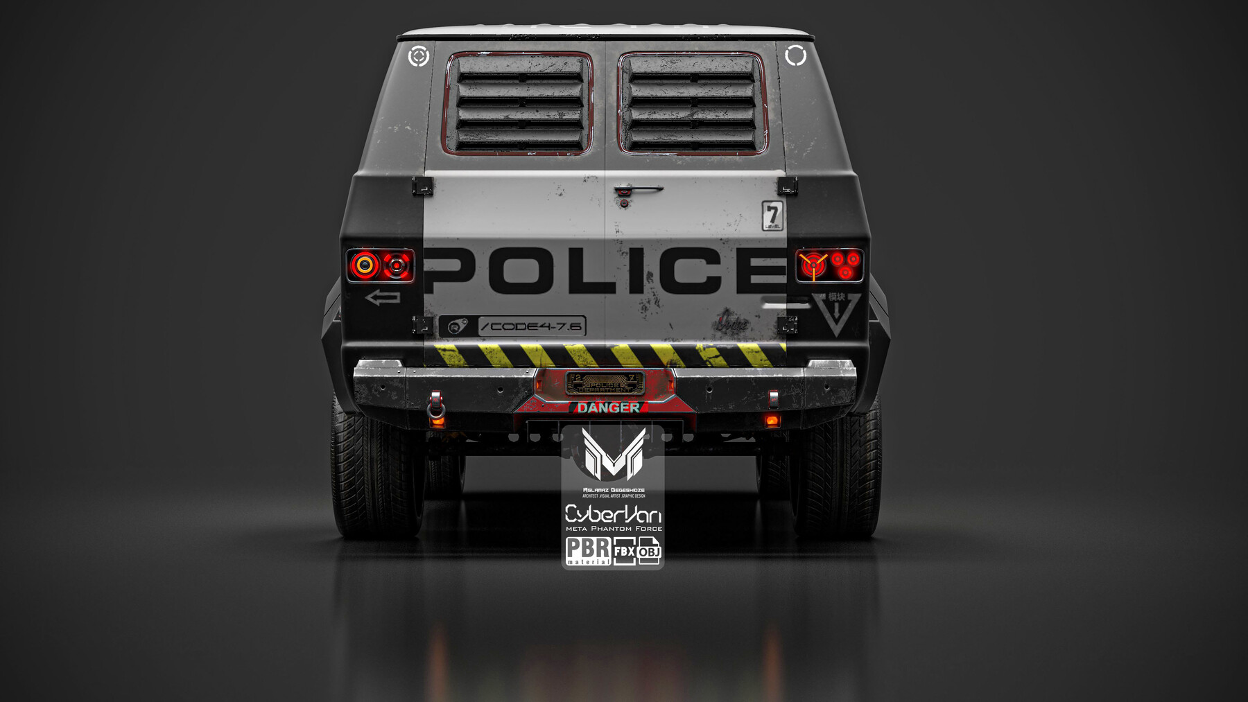 ArtStation - Cyber Van.2035 | Game Assets