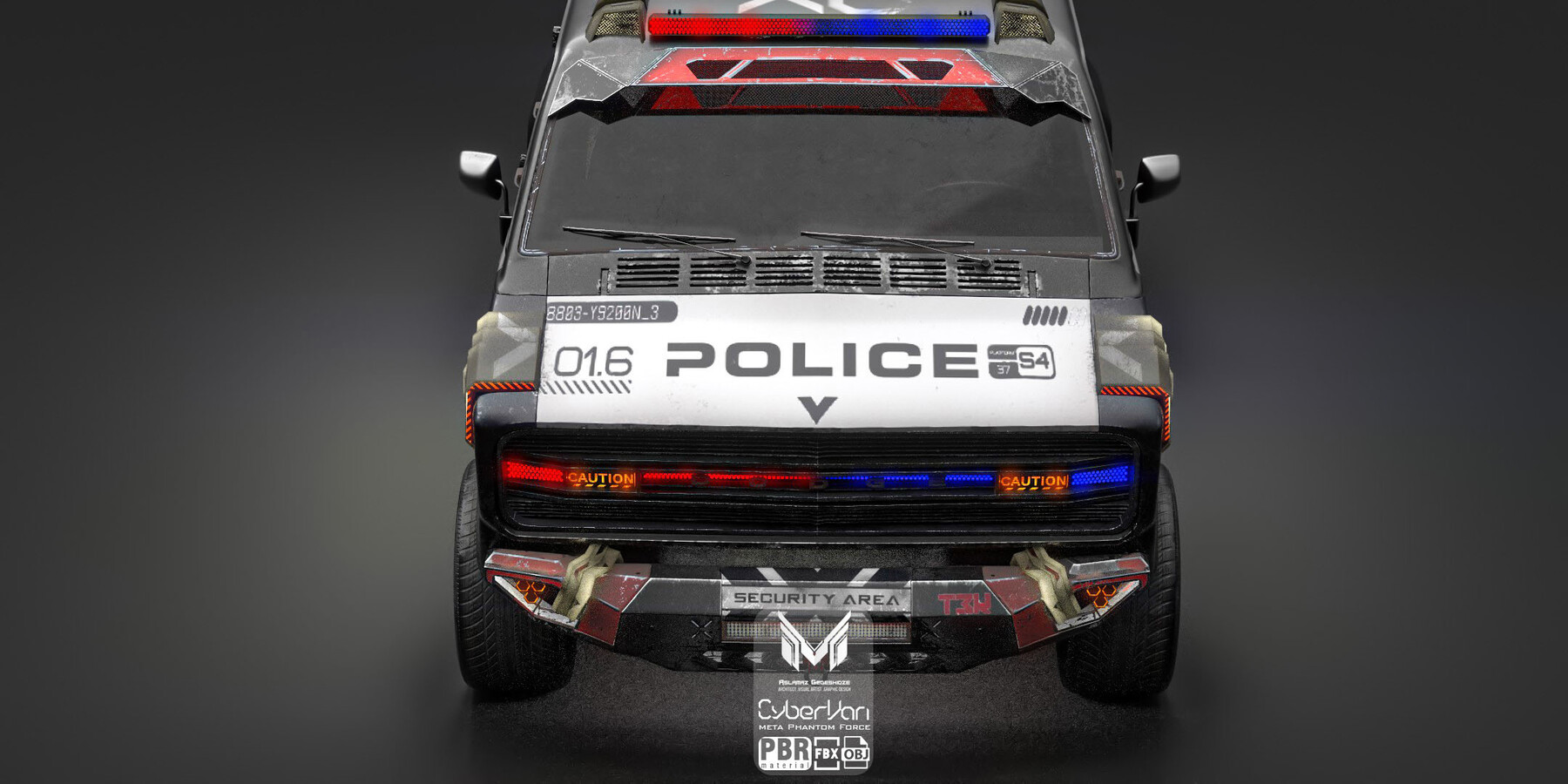 ArtStation - Cyber Van.2035 | Game Assets