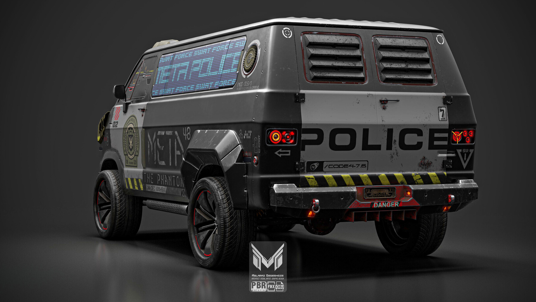 ArtStation - Cyber Van.2035 | Game Assets