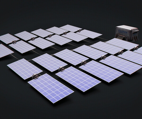 ArtStation - Solar Panels Set and Pack Source Files Attached 8K ...