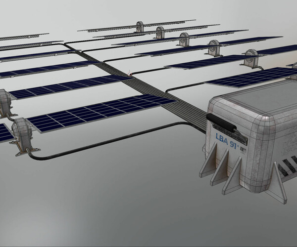 ArtStation - Solar Panels Set and Pack Source Files Attached 8K ...