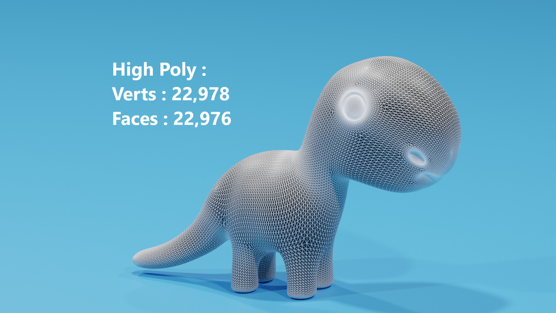 ArtStation - Cartoon Cute Dinosaur Toy 3D model | Resources