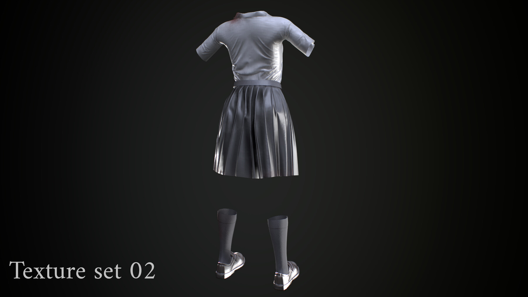 ArtStation - School Girl Uniform | Game Assets