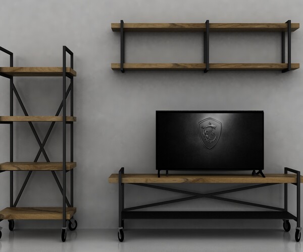 ArtStation - Industrial TV Unit | Game Assets