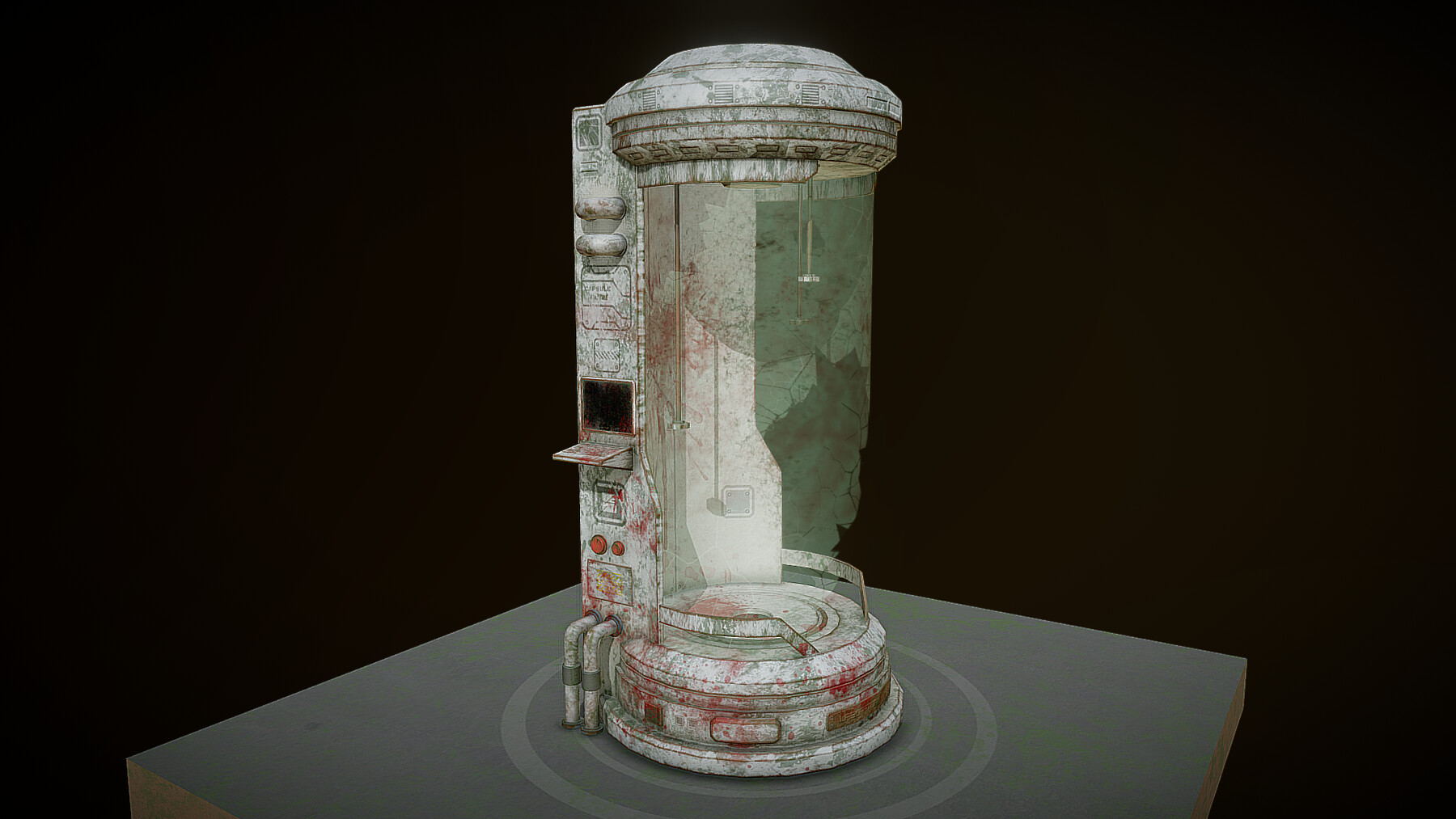ArtStation - Sci-fi Old Laboratory Capsule | Game Assets