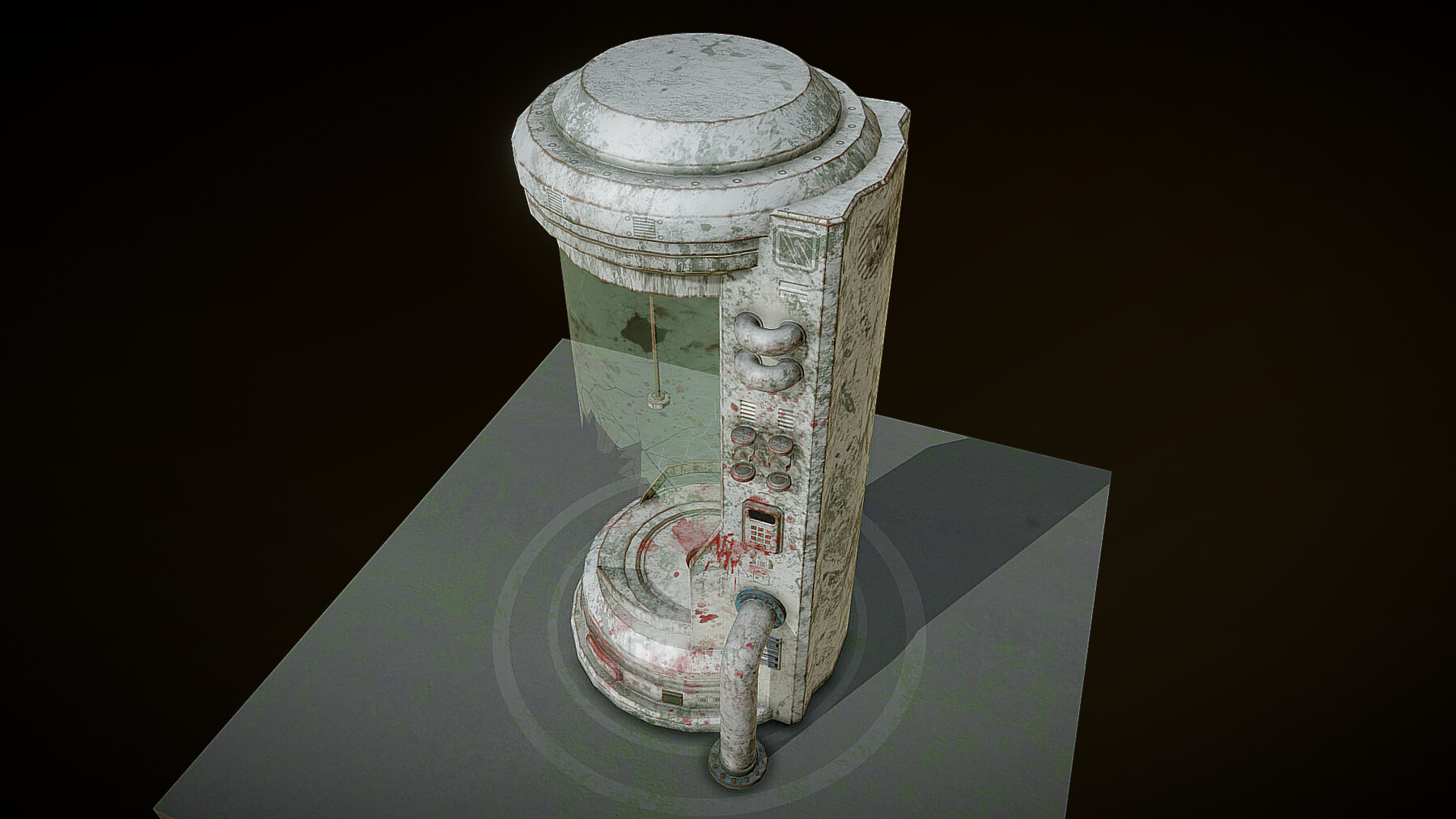ArtStation - Sci-fi Old Laboratory Capsule | Game Assets