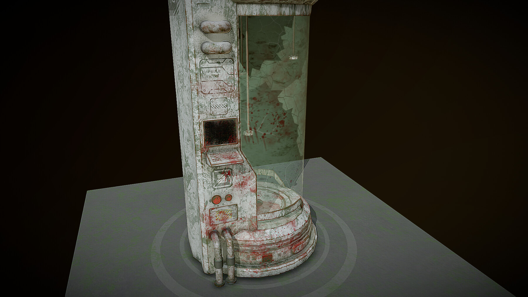 ArtStation - Sci-fi Old Laboratory Capsule | Game Assets