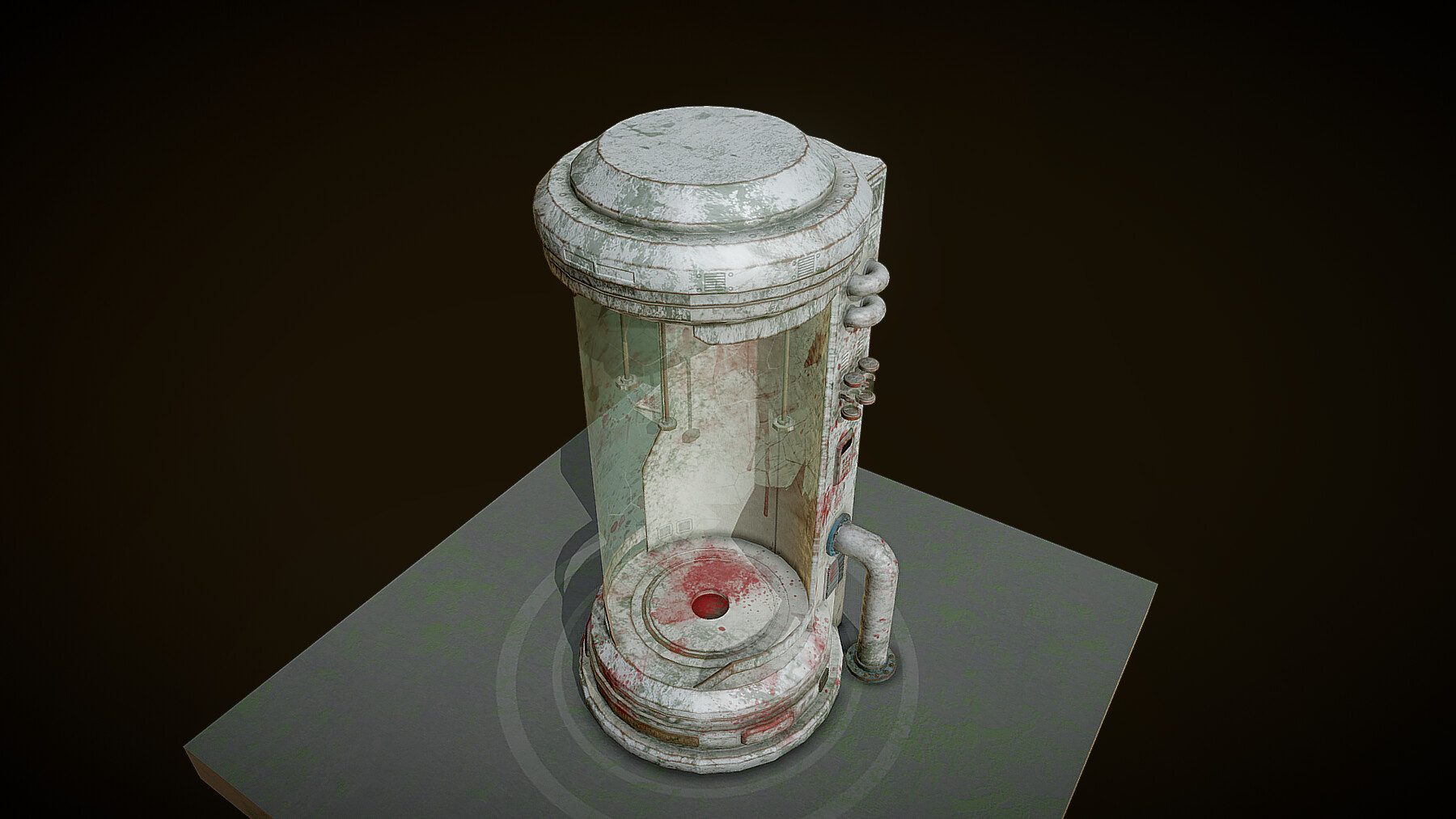 ArtStation - Sci-fi Old Laboratory Capsule | Game Assets