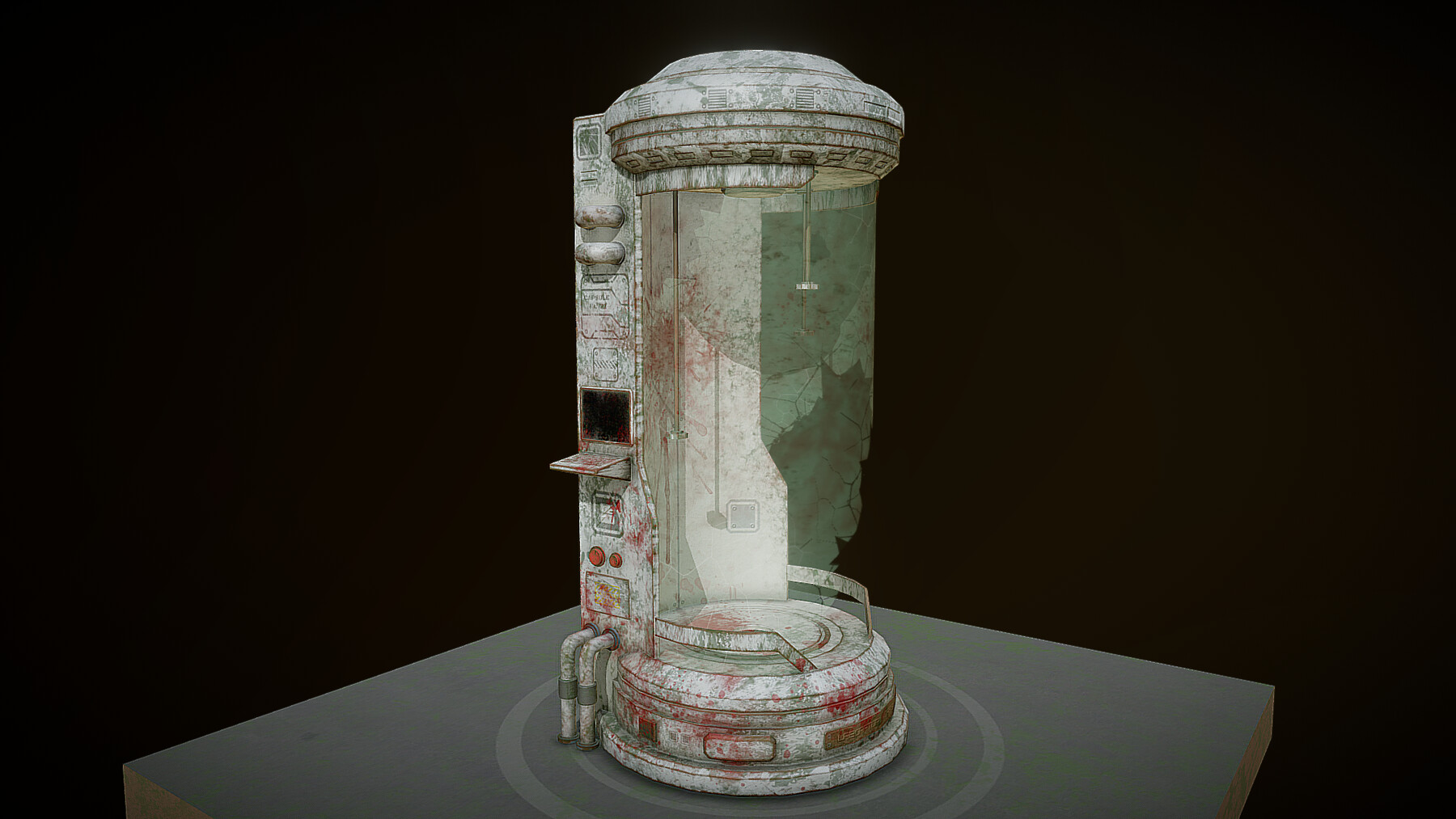 ArtStation - Sci-fi Old Laboratory Capsule | Game Assets