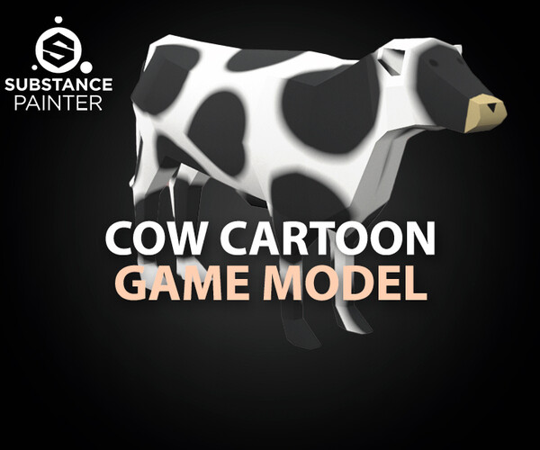 ArtStation - Cow Cartoon | Game Assets