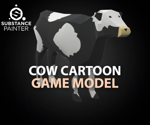 ArtStation - Cow Cartoon | Game Assets