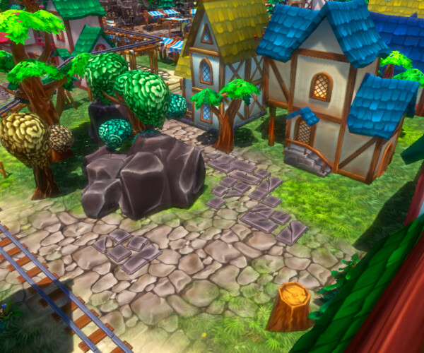 ArtStation - Stylized Fantasy Village | Game Assets