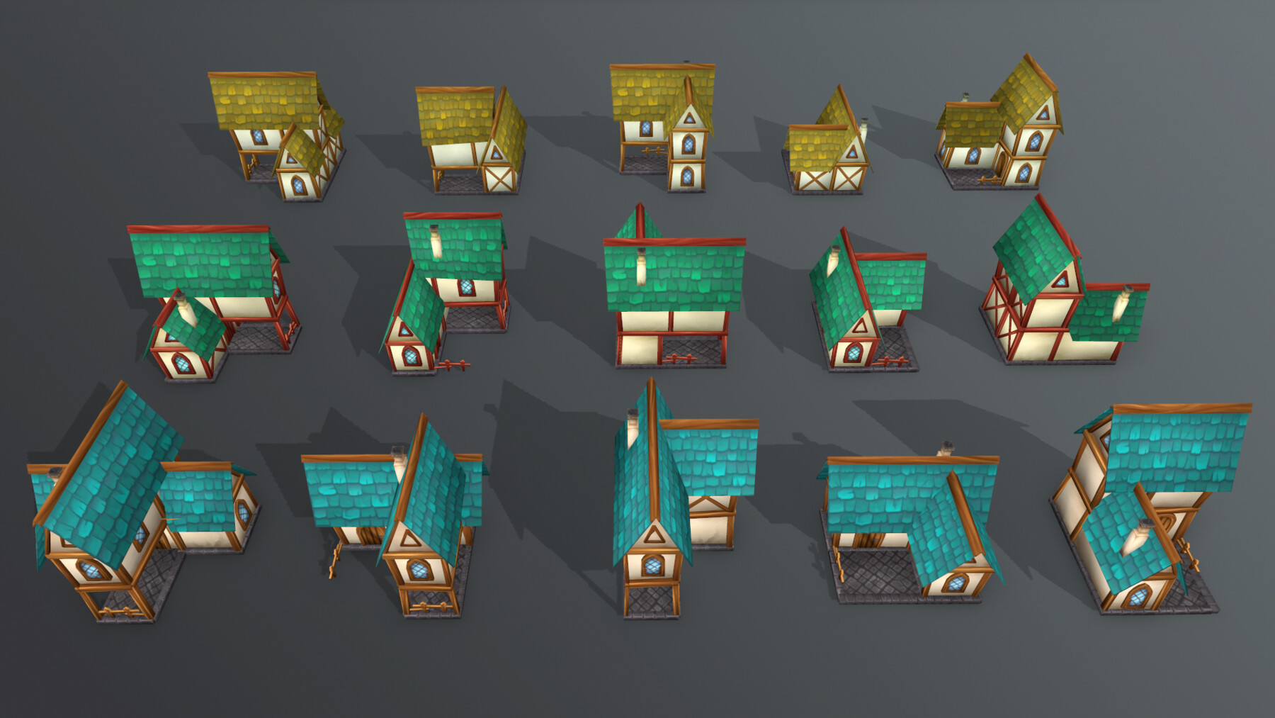 ArtStation - Stylized Fantasy Village | Game Assets