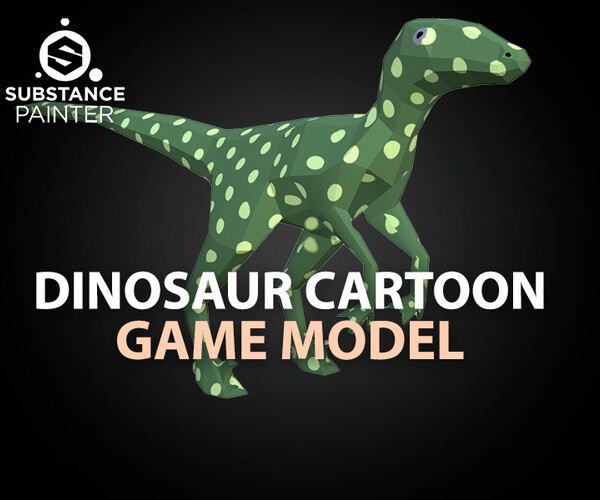 ArtStation - Dinosaur Cartoon | Game Assets