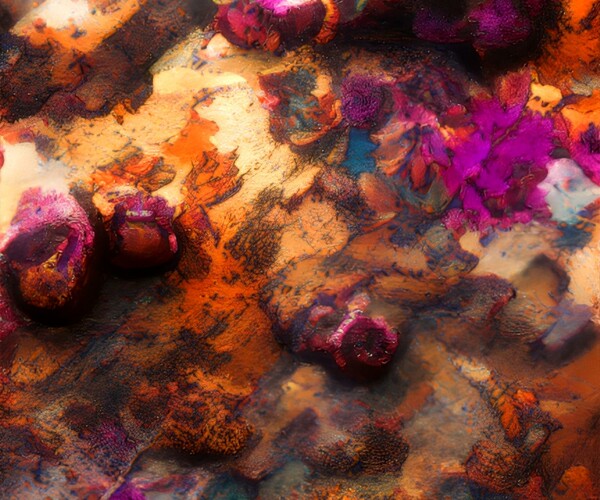 ArtStation - Texture Volumetric Image pack + background burned version ...