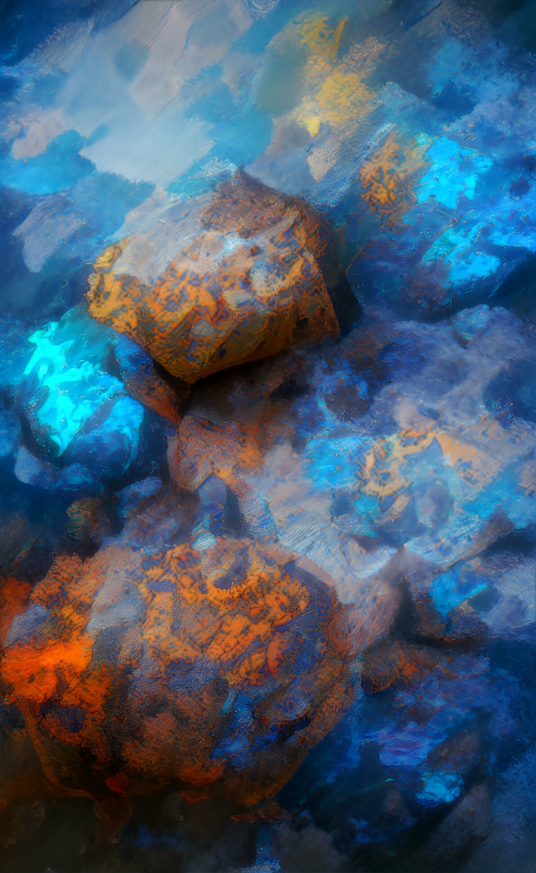 ArtStation - Texture Volumetric Image pack + background burned version ...