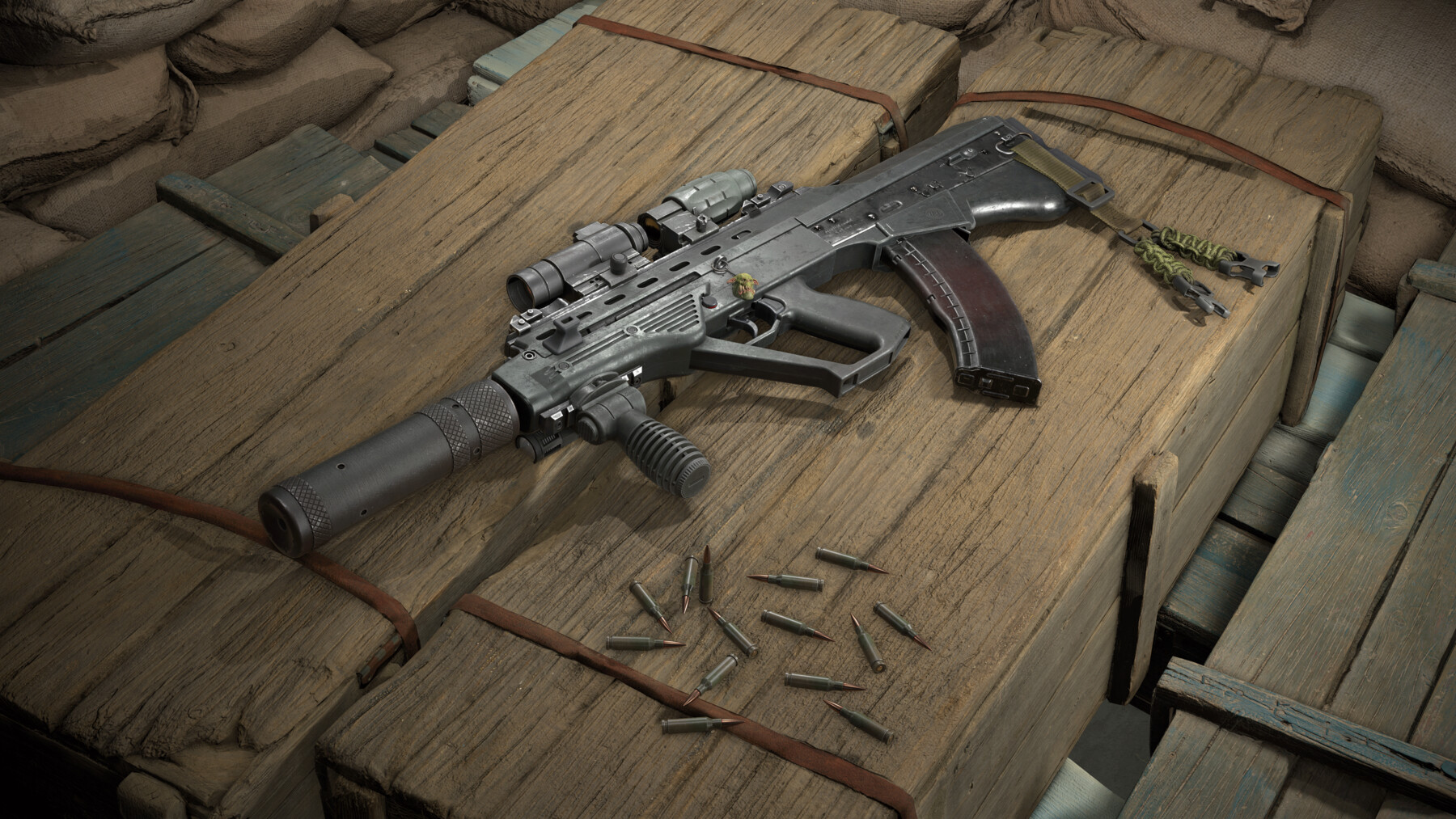 ArtStation - VULCAN-MALYUK_assault rifle | Game Assets