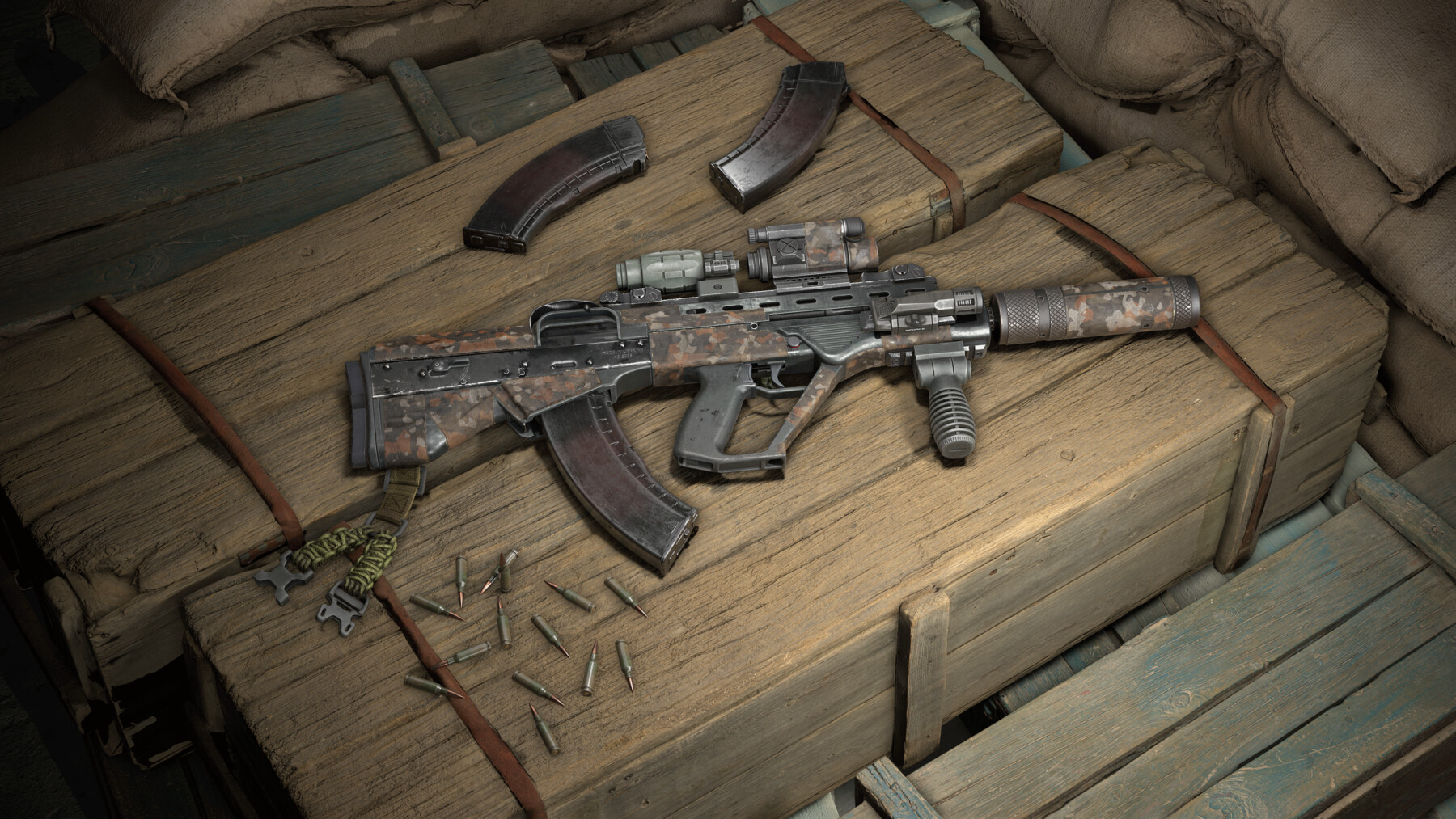 ArtStation - VULCAN-MALYUK_assault rifle | Game Assets