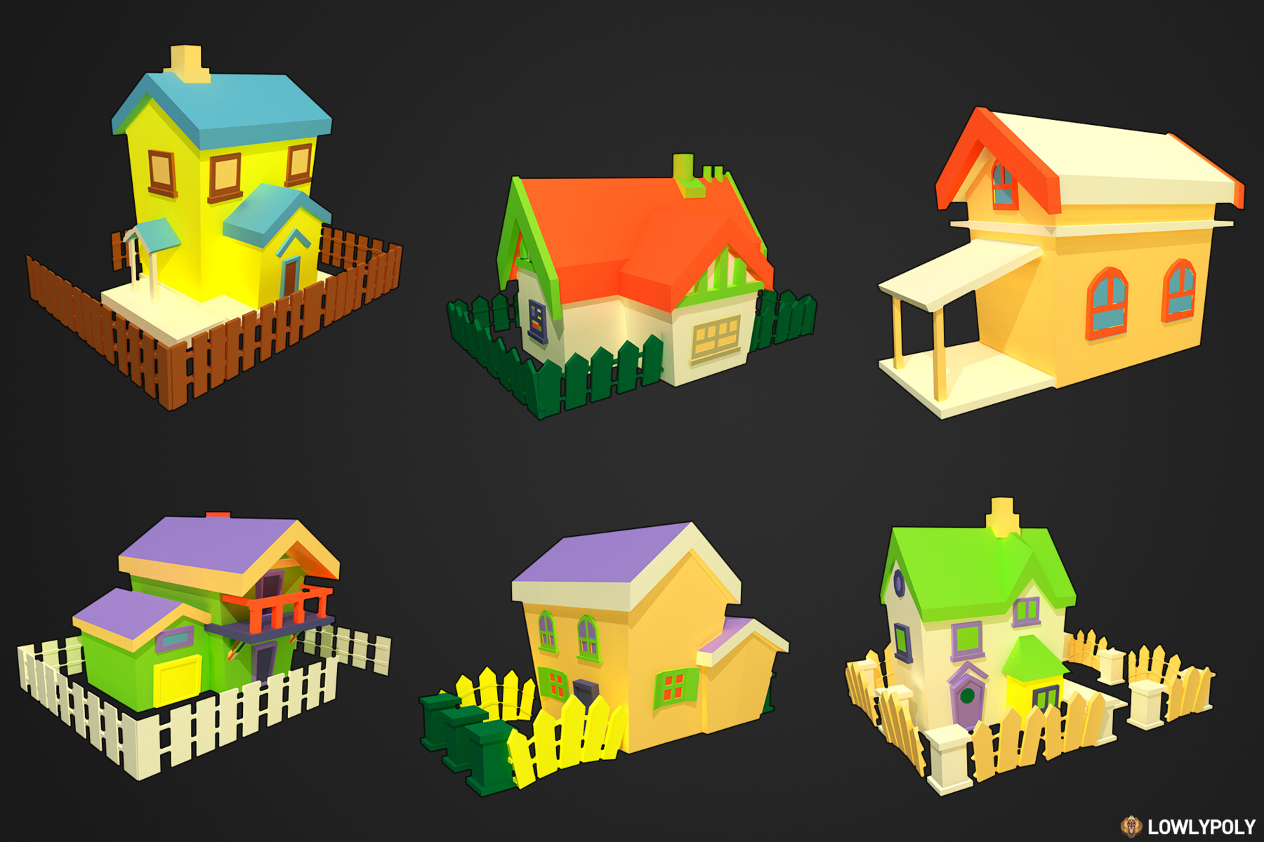 ArtStation - Simple Houses | Game Assets