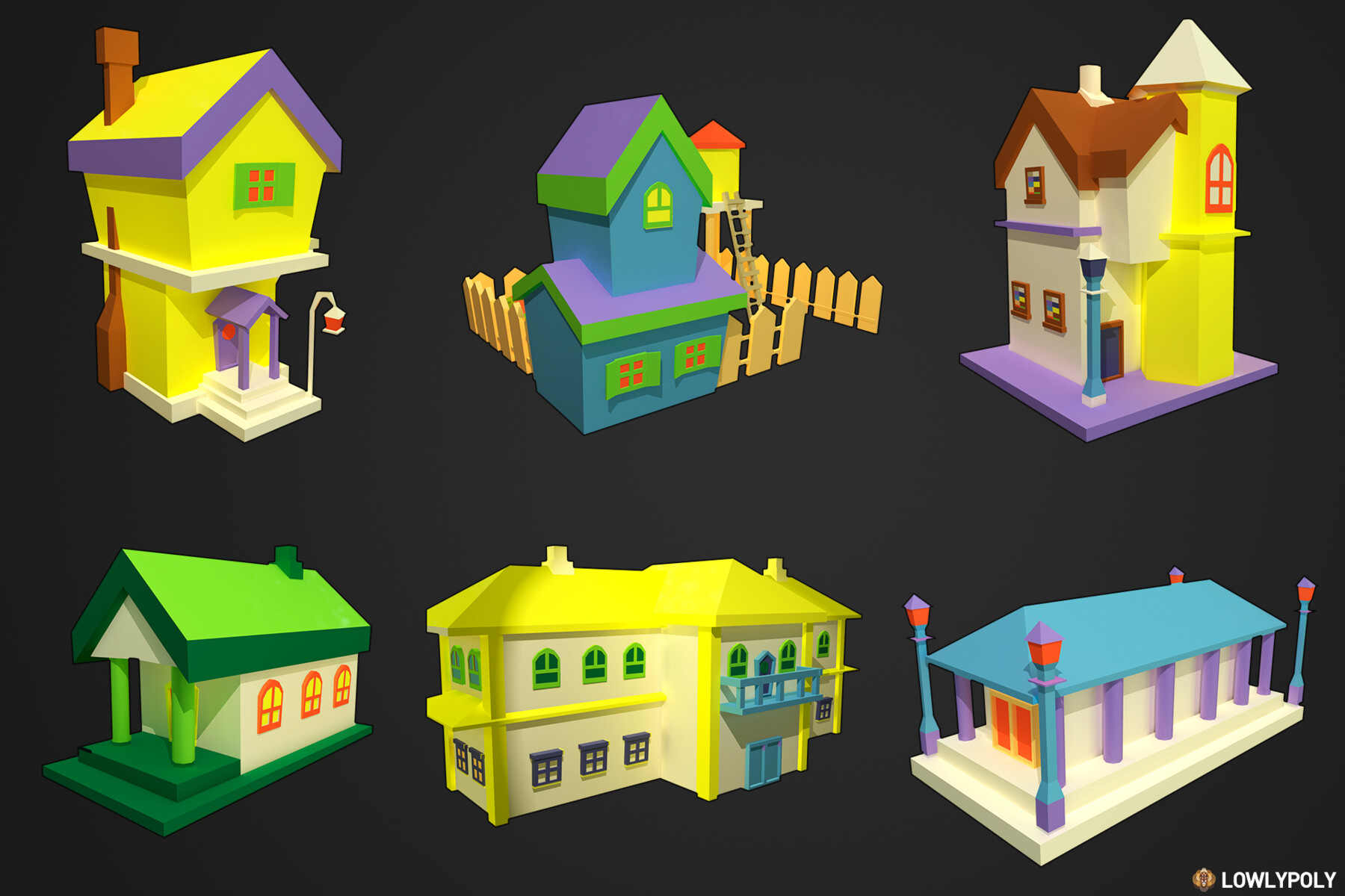 ArtStation - Simple Houses | Game Assets