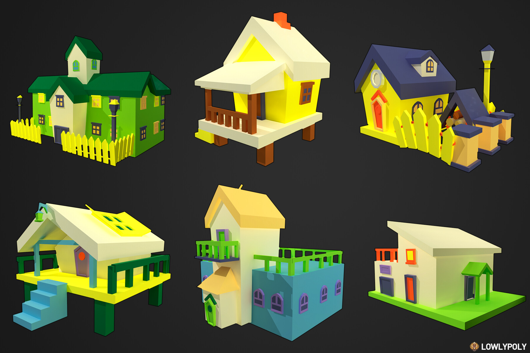 ArtStation - Simple Houses | Game Assets