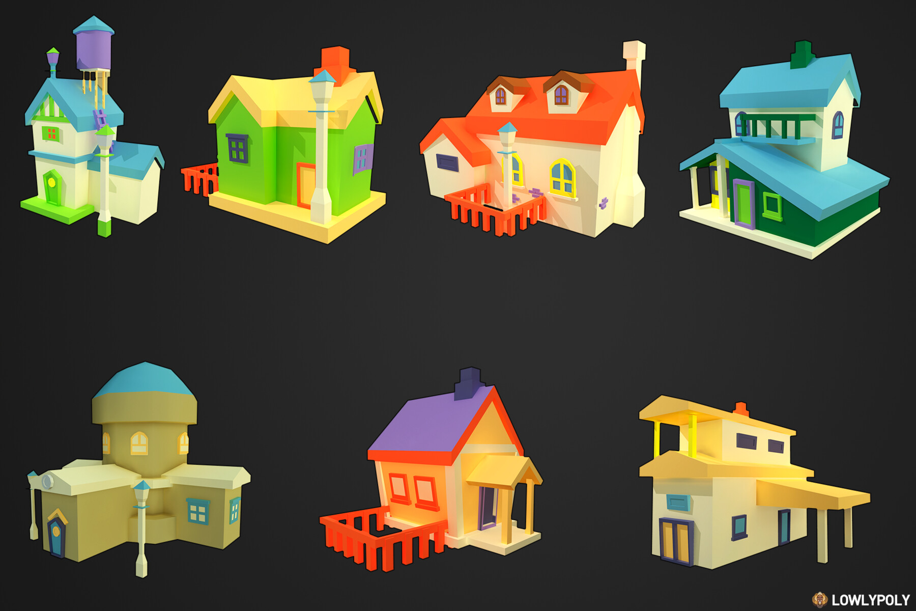 ArtStation - Simple Houses | Game Assets