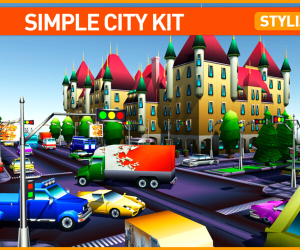 ArtStation - Simple City Constructor | Game Assets