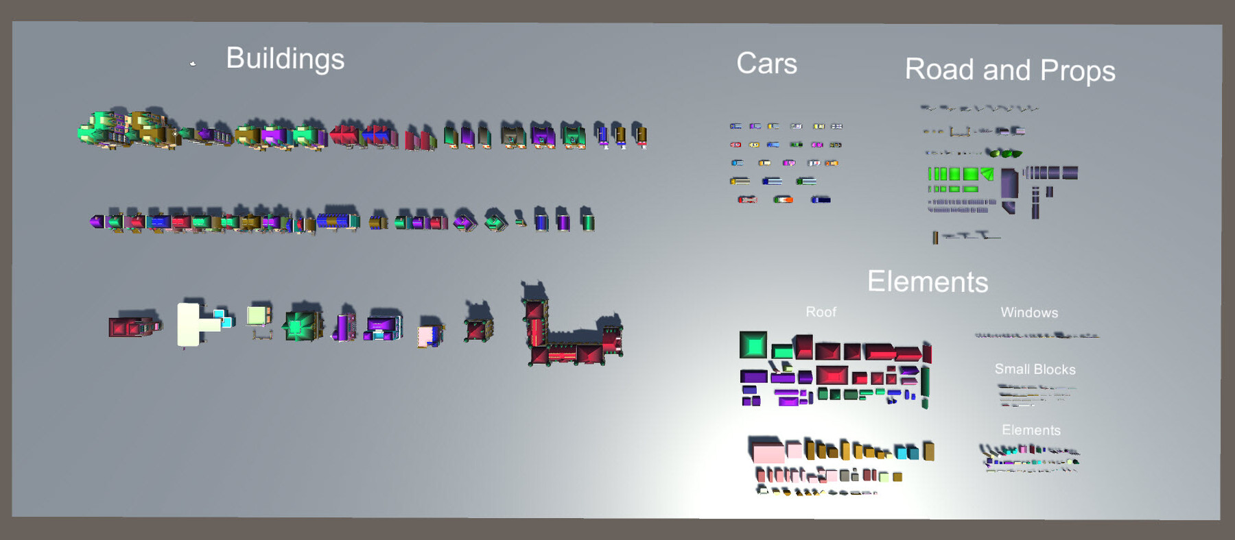 ArtStation - Simple City Constructor | Game Assets