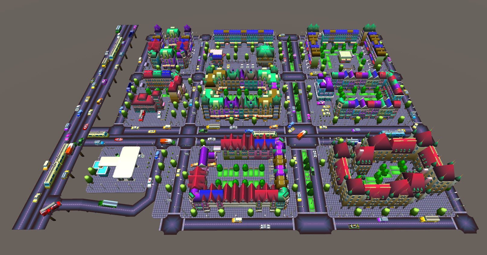 ArtStation - Simple City Constructor | Game Assets