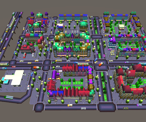 ArtStation - Simple City Constructor | Game Assets
